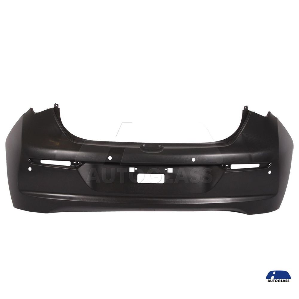 Parachoque Traseiro Hb20 2016 a 2019 Hatch 4 portas Preto Liso Com Furos Genuino - 2135349 ...