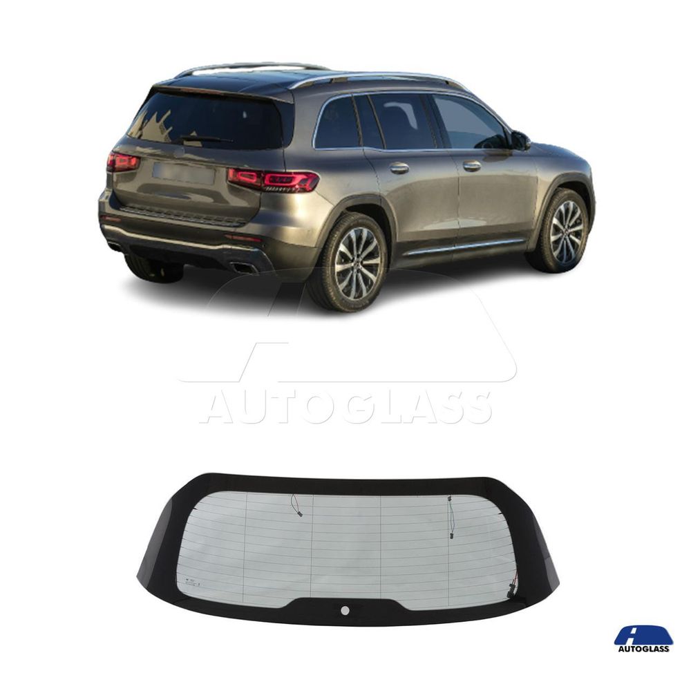 Vidro Traseiro Vigia Glb 2020 a 2024 Verde Fy - 2120669 - Autoglass
