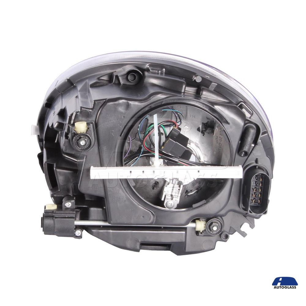 Farol Principal Fusca 2013 a 2016 Direito Passageiro Mascara Negra Tyc ...