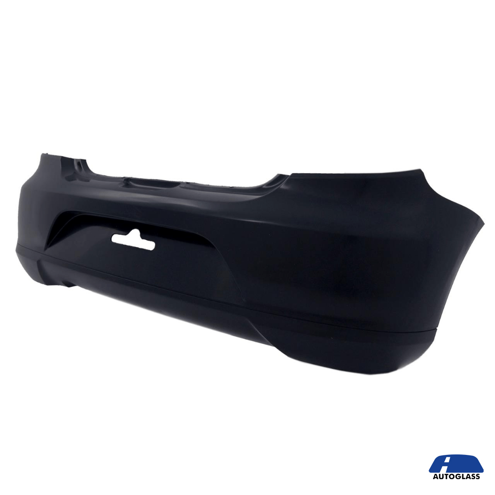 Parachoque Volkswagen Gol G5 Traseiro 2009 a 2013 Preto Liso Sem Furos ...