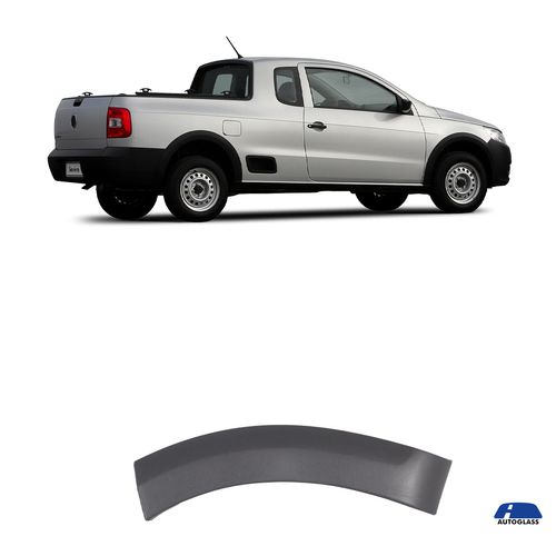 Moldura Parachoque Dianteiro Saveiro G5 Direito Passageiro 2010 a 2013 ...